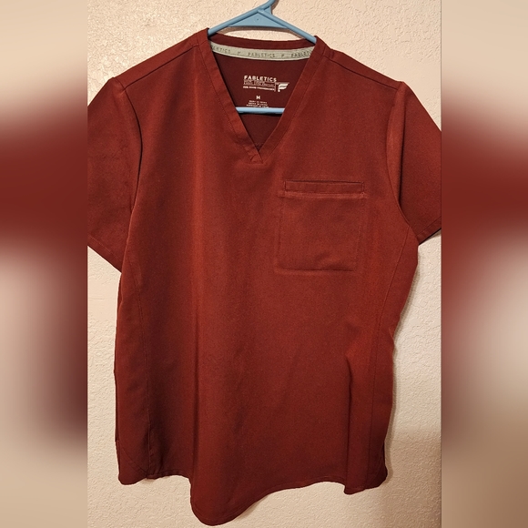 Fabletics | Other | Fabletics Scrub Set In Wine Medium | Poshmark
